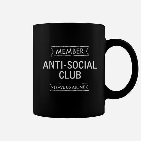 Member Social Club Leave Us Alone Coffee Mug - Walmart.com