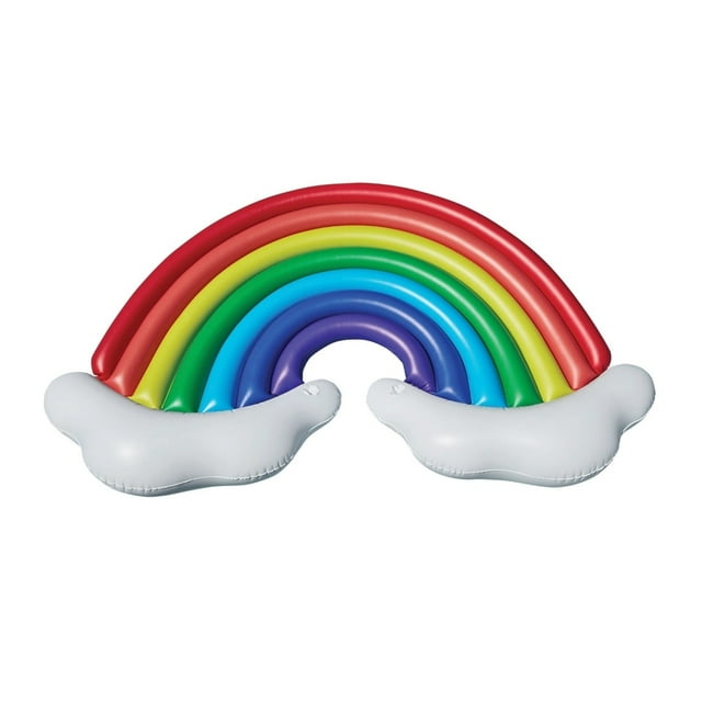 Member's Mark Adult's Double Pool Rainbow Float for 2 People - Walmart.com