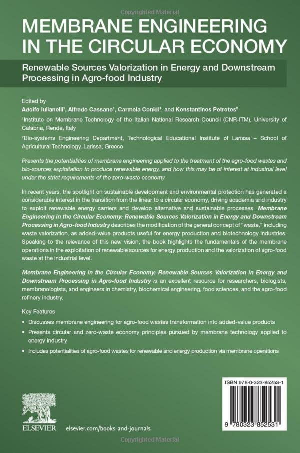 Pre-Owned Membrane Engineering in the Circular Economy: Renewable Sources Valorization in Energy ...