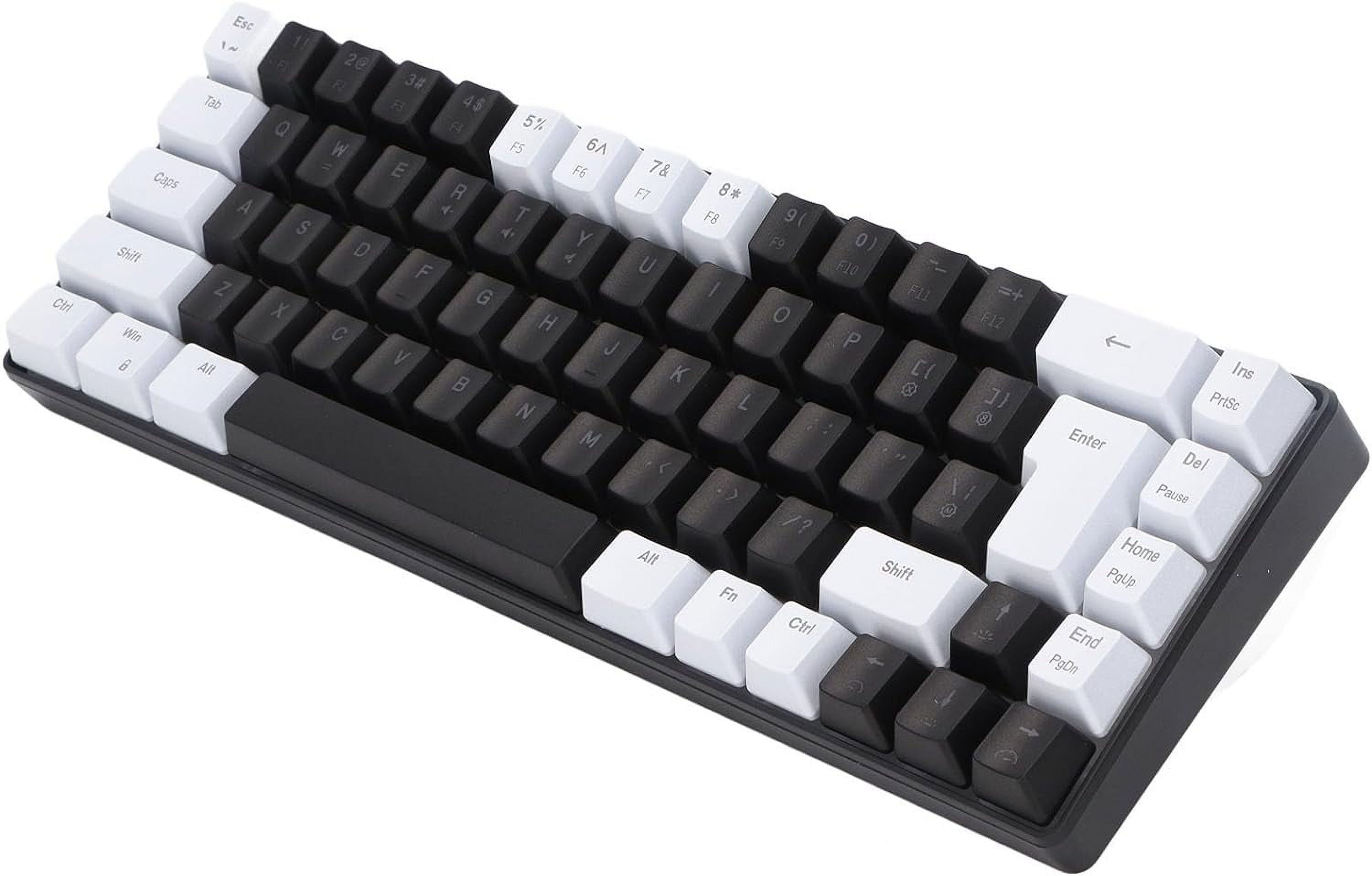 Membrane Gaming Keyboard 68 Keys Rgb Backlit Compact Layout Contrast ...