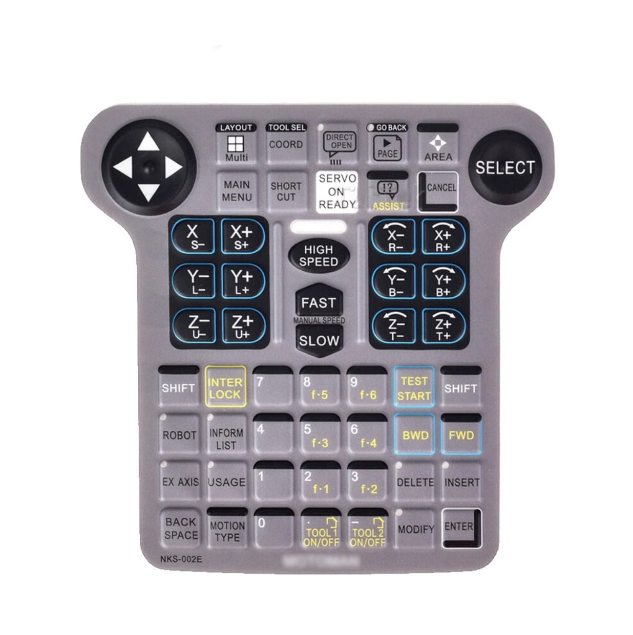 Membrane Keysheet Keypad Film for NKS-002E Yaskawa Robot Teach Pendant ...
