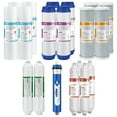 Membrane Solutions 36GPD 6-Stage Reverse Osmosis Replacement Filter Set ...