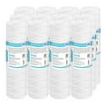Membrane Solutions 5 Micron 10"x2.5" String Wound Whole House Water Filter Replacement Cartridge ...