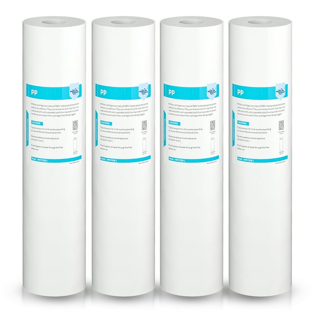 Membrane Solutions 5 Micron 4.5" x 20" Whole House Sediment Home Water ...