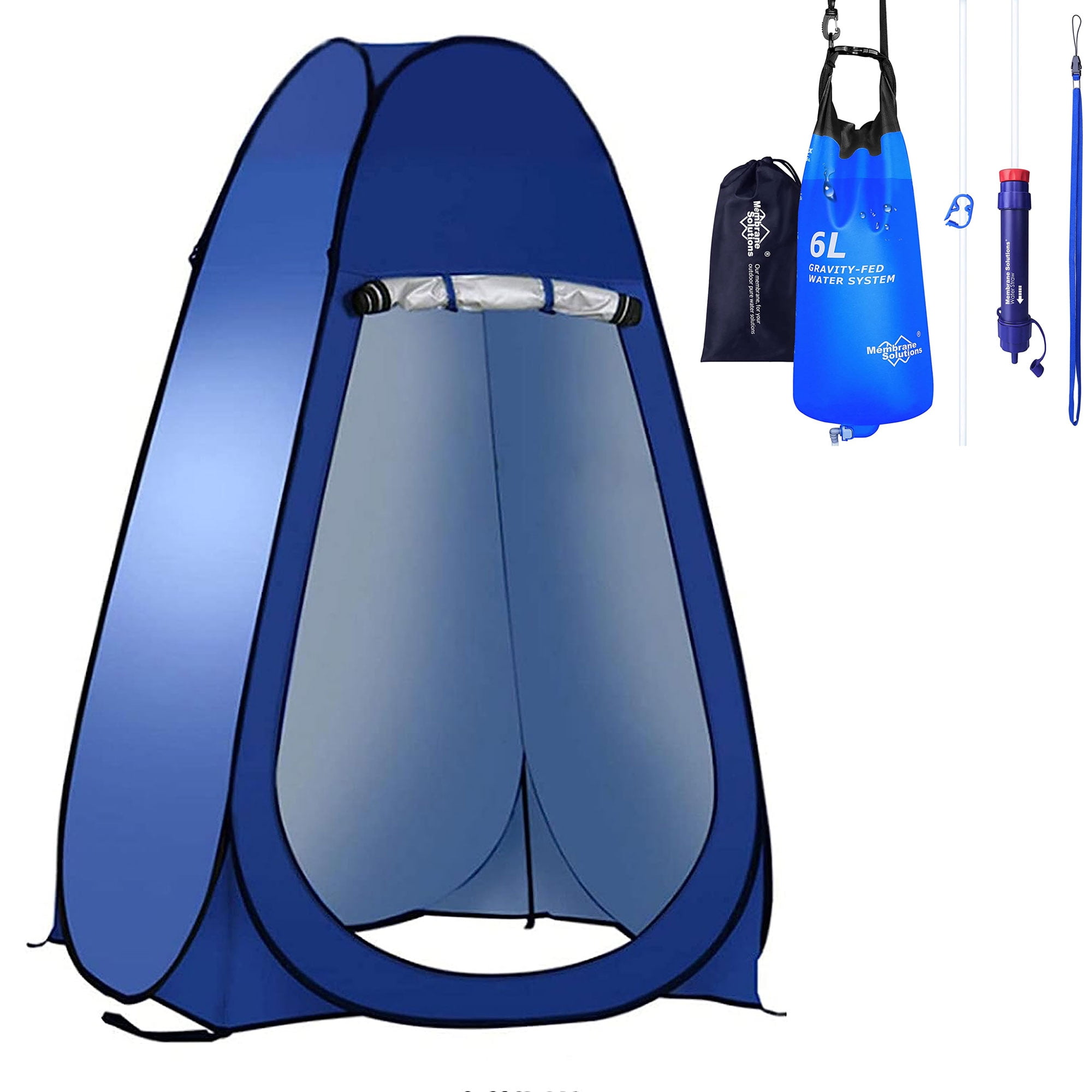 Membrane Solutions Portable Camping Shower Tent Pop-up Privacy Tent ...