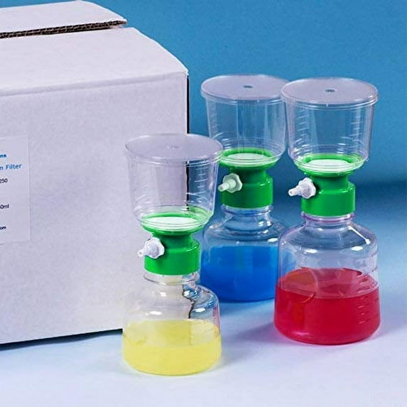 Membrane Solutions Sterile Disposable Vacuum Filter Units with 0.22um ...