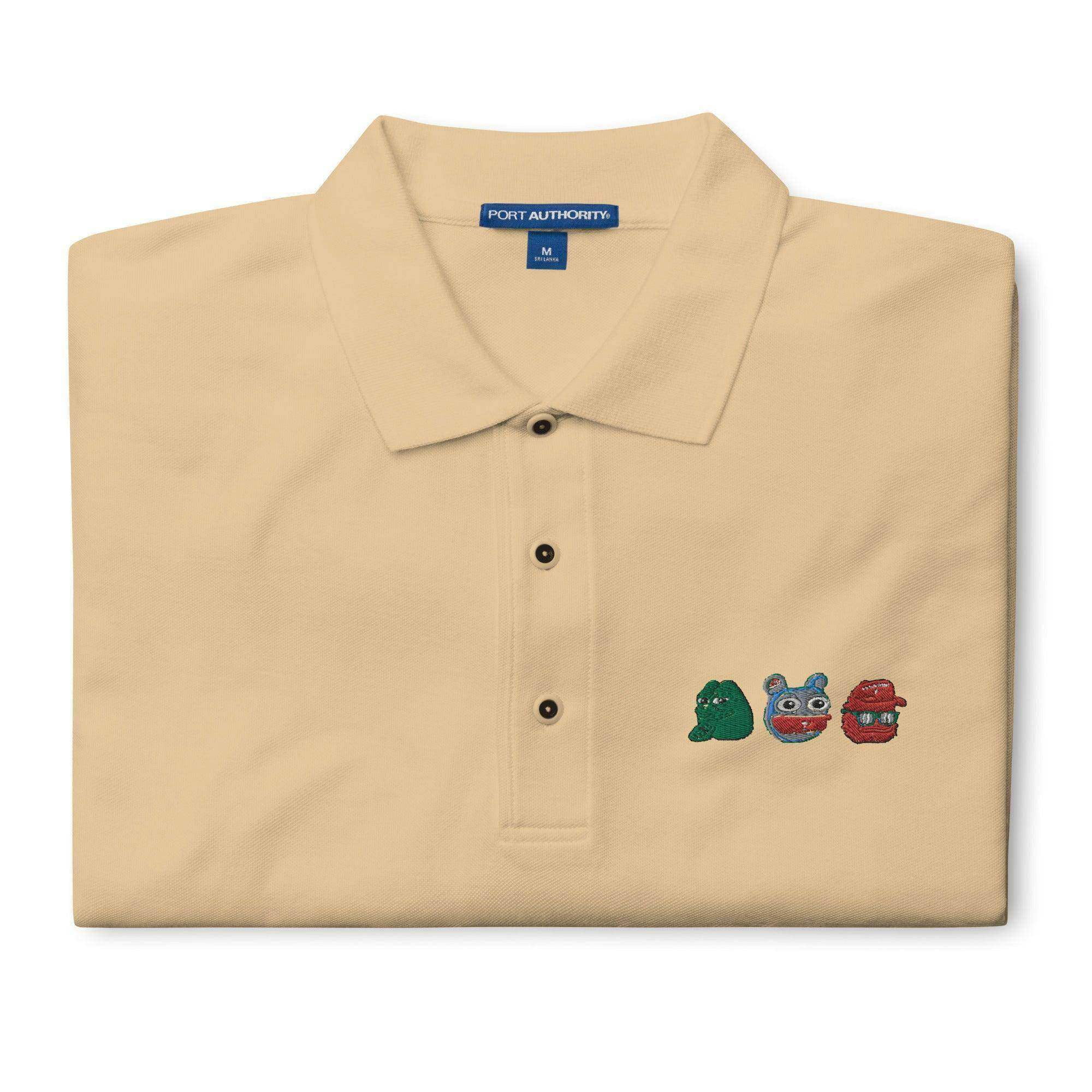 Meme Coins Polo Shirt - Walmart.com