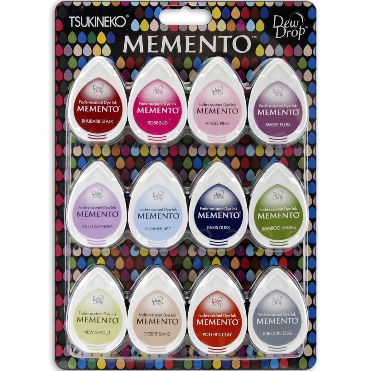 Memento Dew Drop Dye Ink Pads 12/Pkg-Sorbet Scoops - Walmart.com