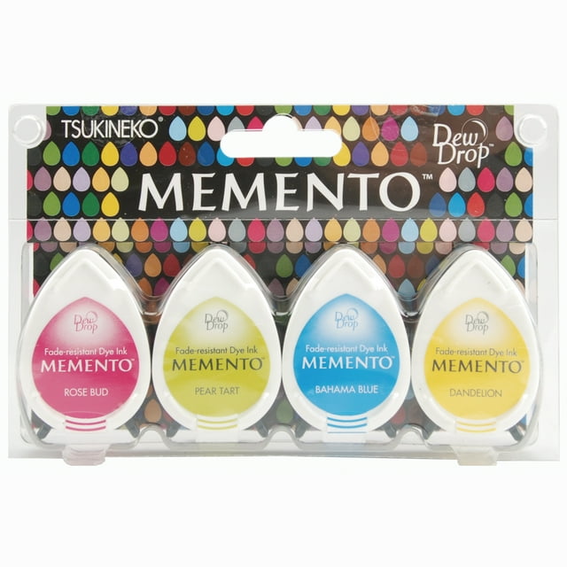 Memento Dew Drop Dye Ink Pads 4/Pkg-Beach Party - Walmart.com