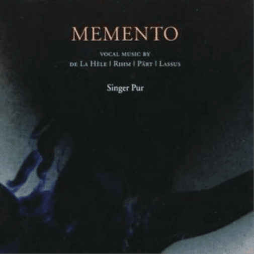 Various Composers Memento - Vocal Music (Singer Pur) (CD) Album ...