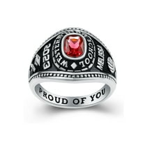 Mementos Customized Sterling Silver or 10kt Gold Large Class Rings for ...