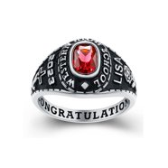 Personalized Men's Square Class Ring - Walmart.com