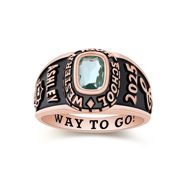 Personalized Men's Square Class Ring - Walmart.com