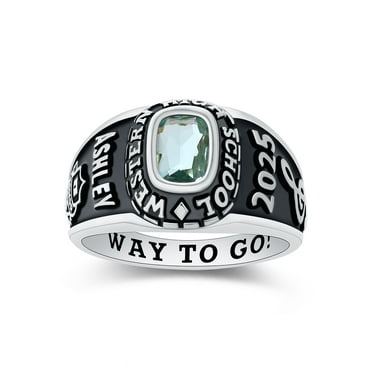 Mementos USA Women Class Rings Personalized for High School and College ...