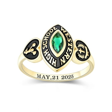 Mementos USA Customized Class Rings for Women High School and College ...