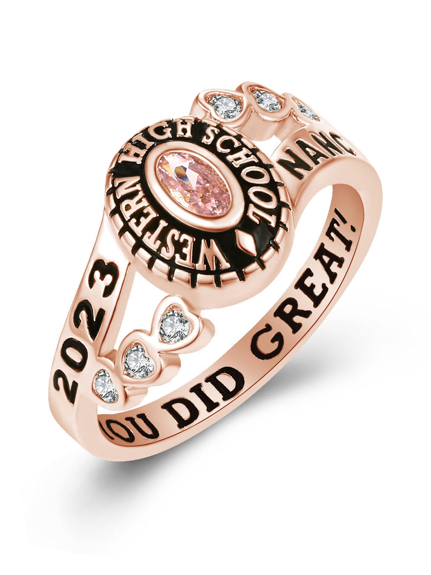 Mementos USA Women Class Rings Personalized for High School and College ...