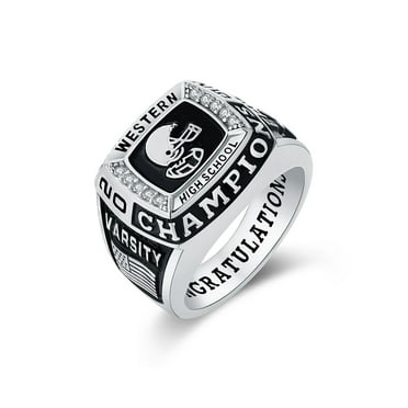 Ccjcinata Fully Personalized class rings for men's high school ...