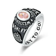 Personalized Customized Sterling Silver Women’s (Ladies) High School ...