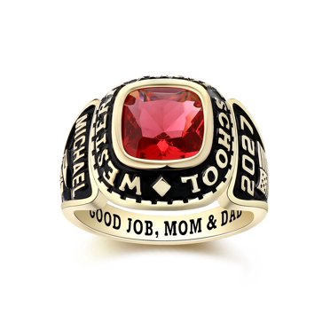 Free Shipping! Mementos USA Women Class Rings Personalized for High ...