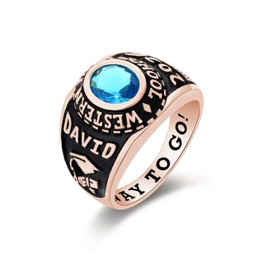 Personalized Men's Square Class Ring - Walmart.com