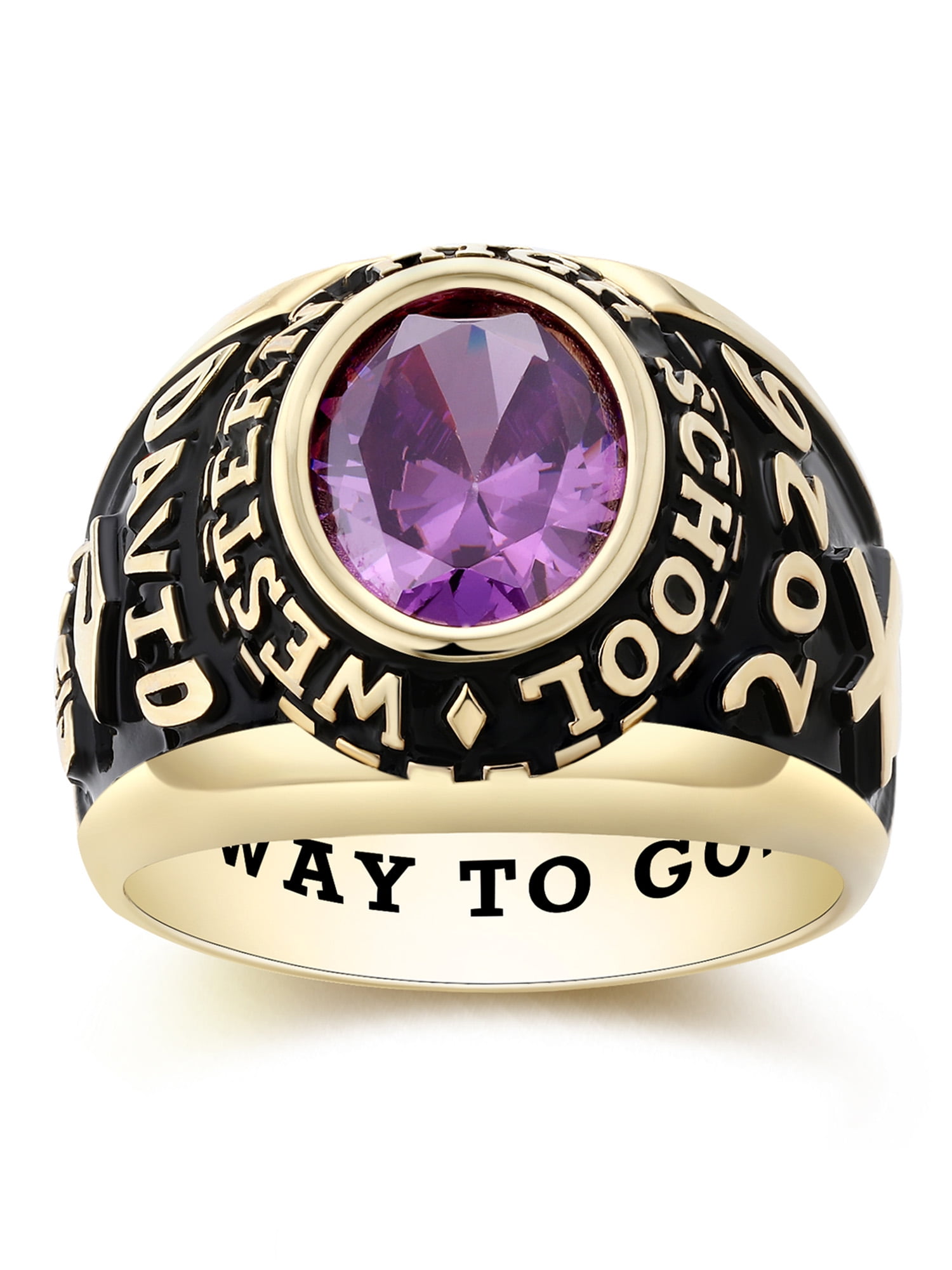 Custom Configurator Mementos USA Sterling Silver X-Large Men's Class ...