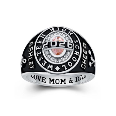 Free Shipping! Mementos USA Customized Class Rings for Men High School ...