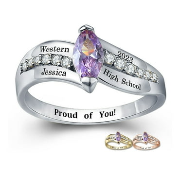 Guys' Classic Oval Class Ring - Walmart.com