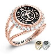 Personalized Men's Square Class Ring - Walmart.com