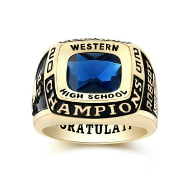 Custom Configurator Mementos USA 10kt Yellow Gold Large Men's Class ...