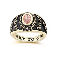 Personalized Women's Classic Square Class Ring available in Valadium ...