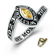 Personalized Women's Girl's Heart Class Ring - Walmart.com