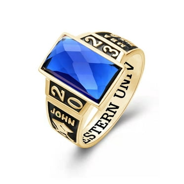 Custom Configurator Mementos USA 10kt Yellow Gold Large Men's Class ...