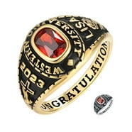 Keepsake Personalized Men's Oval Class Ring available in Valadium ...