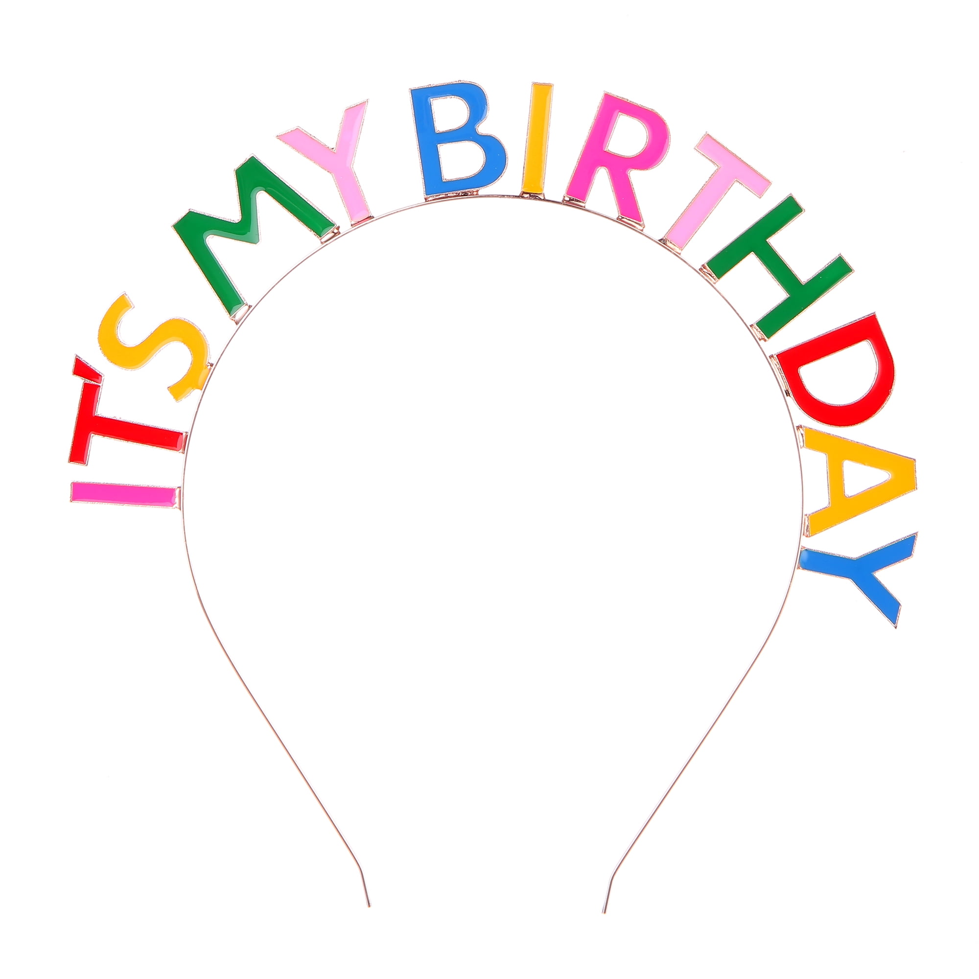 Memeyou Its My Birthday Headband Crown Hat Tiara Headpiece For Women ...