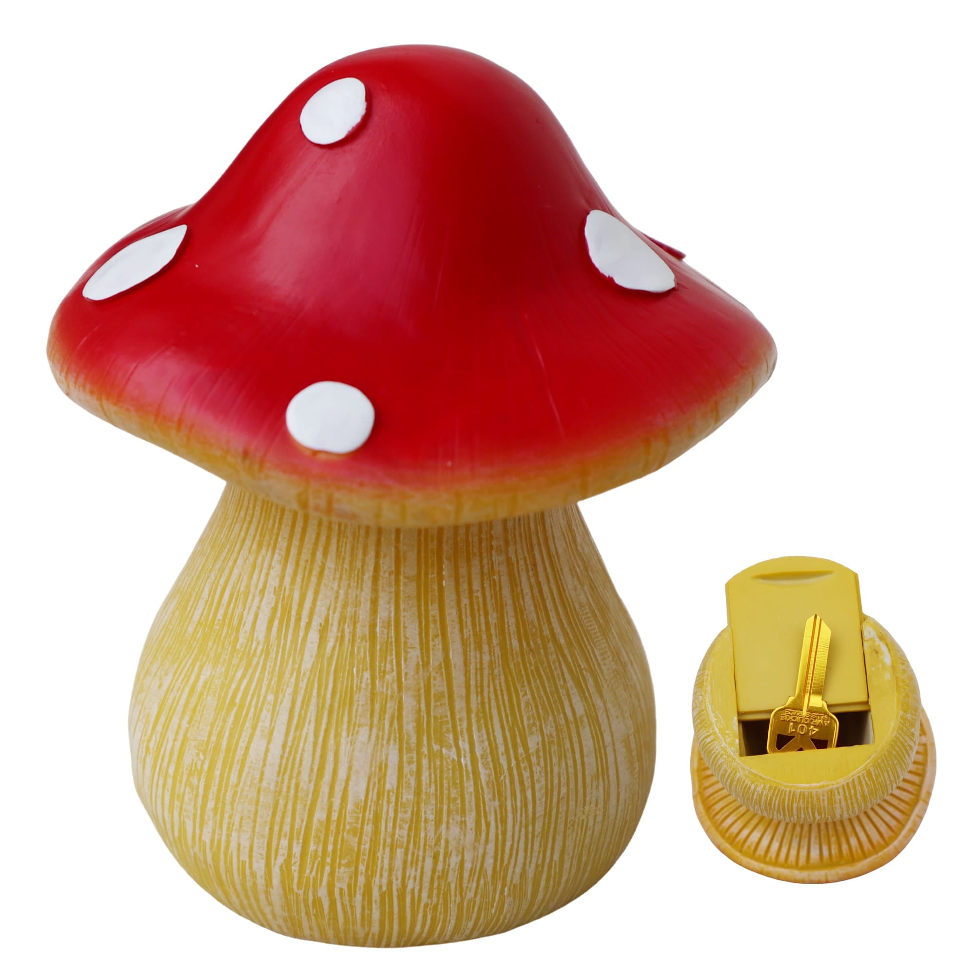 Memeyou Hide A Key Outside Compartment Faux Key Hider Mushroom ...