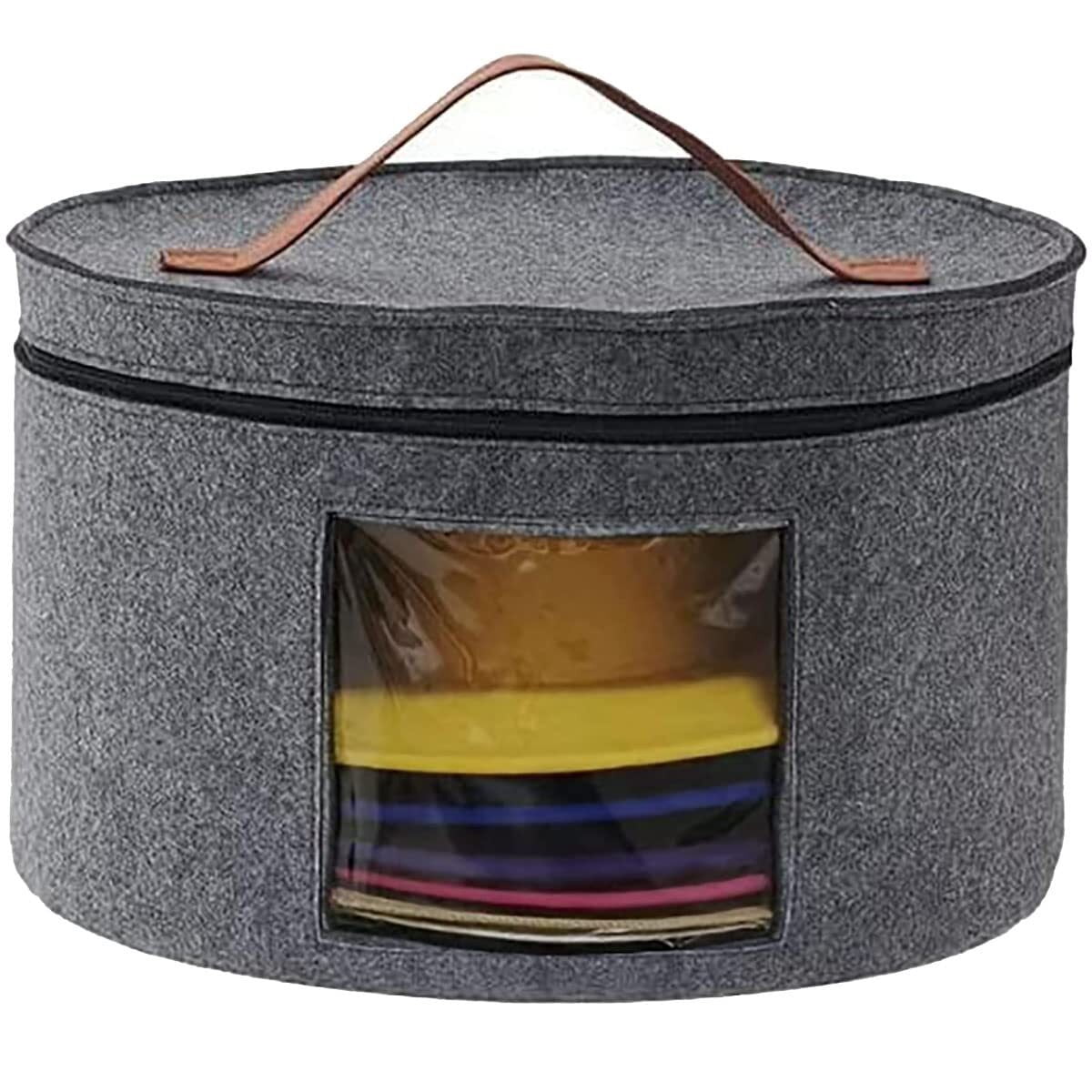 Memfish Hat Box-Hat Boxes for Women Storage Travel Hat Box Large Round ...