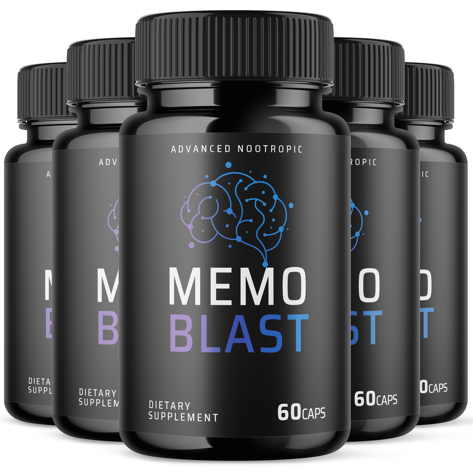 Memo Blast Advanced Formula Brain Support Pills Maximum Strength ...