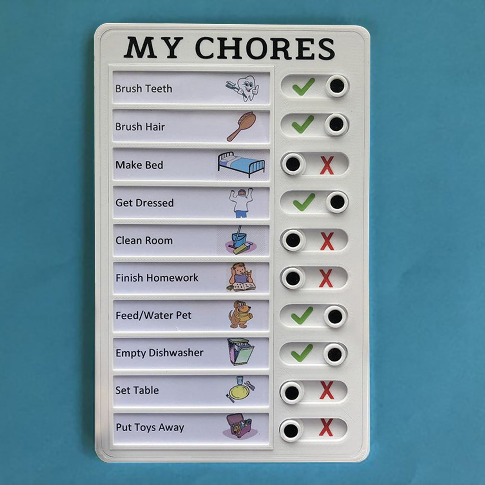 Memo Board Daily To Do List Notepad For Home Check Desk Camping(My ...