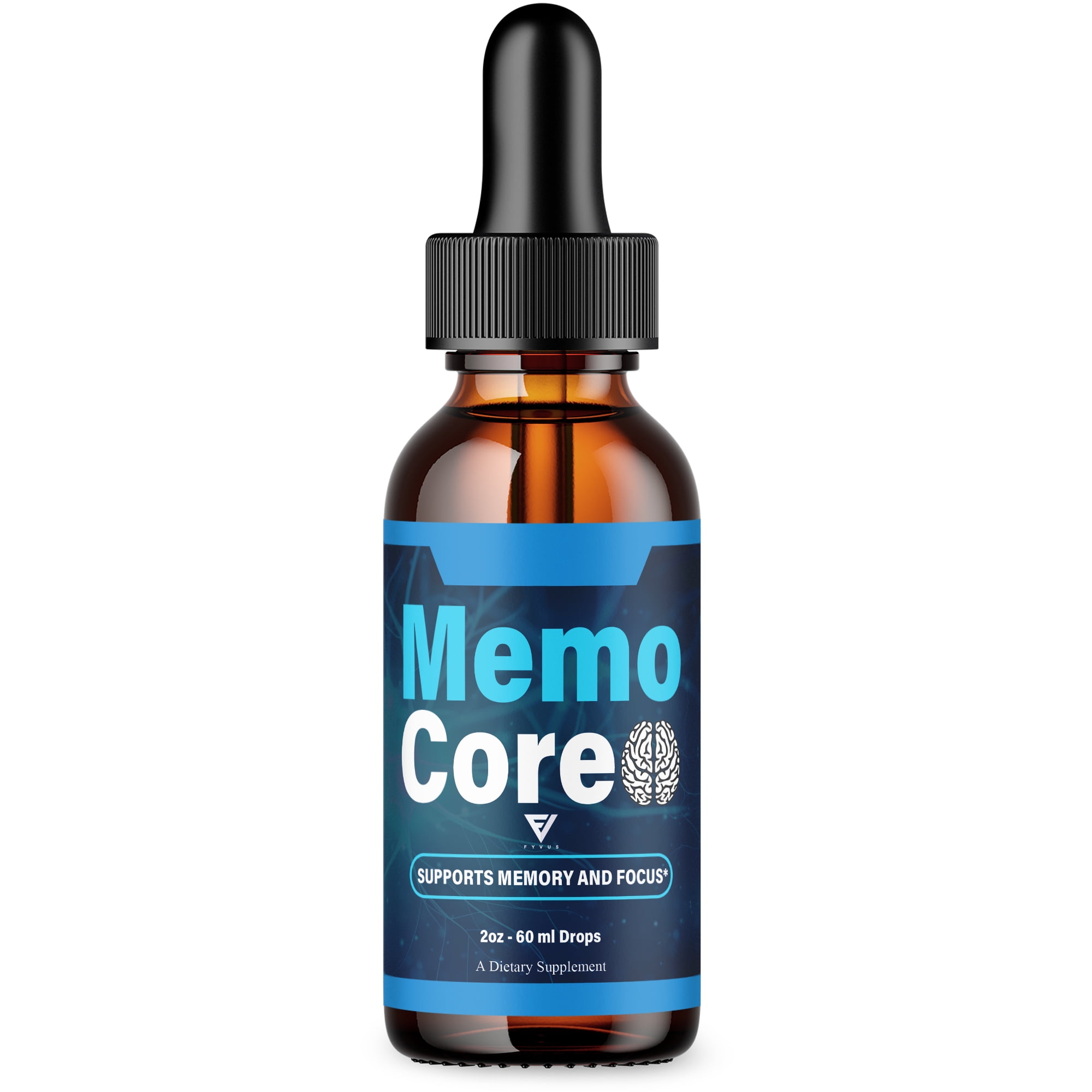 Memo Core Brain Drop Supplement, MemoCore Advanced Memory & Focus Support Supplement Formula ...