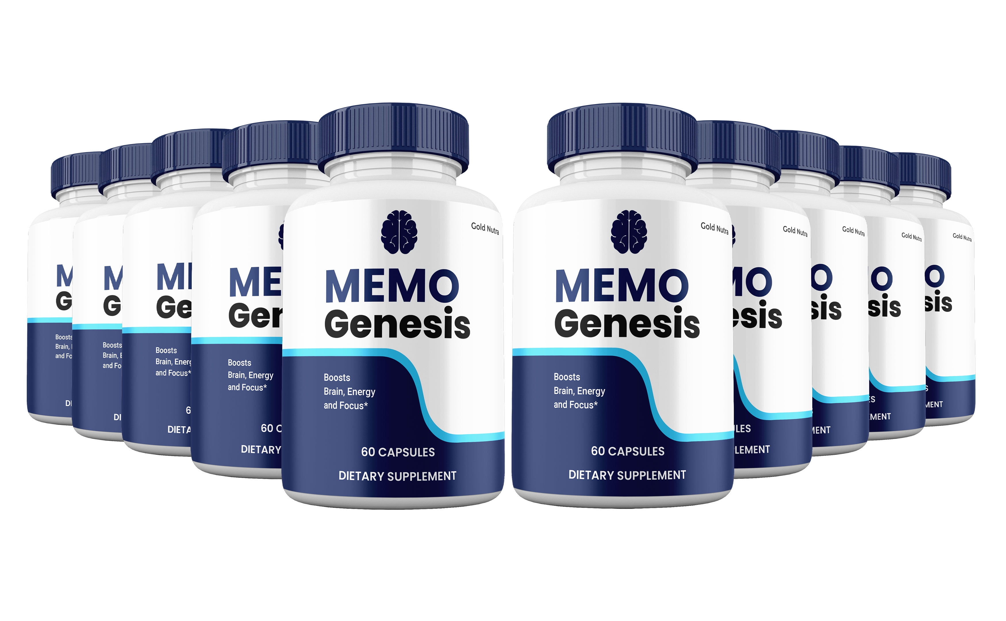 Memo Genesis Capsules, Advanced Maximum Strength Pills Cognitive and ...