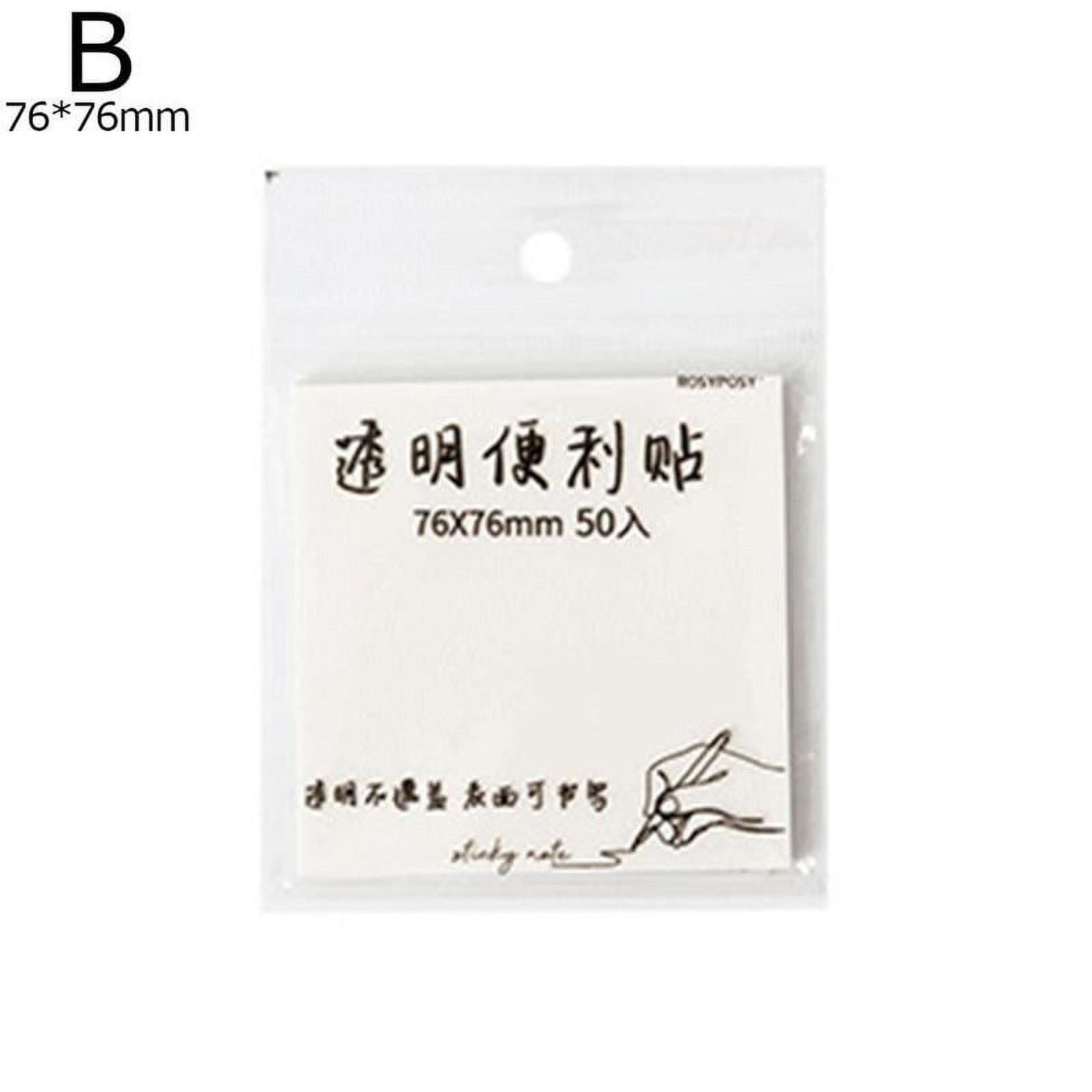 Memo Pads Scrapes Stickers Sticky Sticky Notes Simple FAST Transparent ...