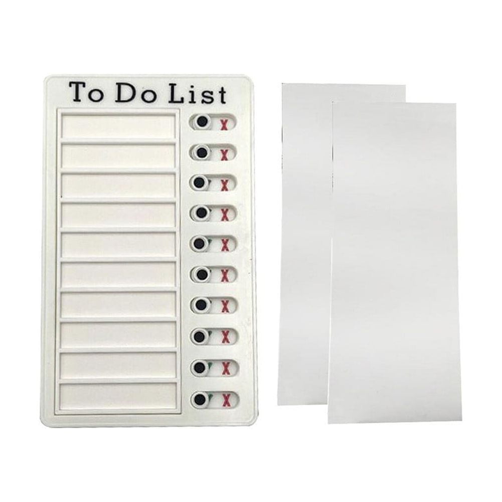 Memo Plastic Board Chore Chart Reusable RV Checklist My Chores Elder ...