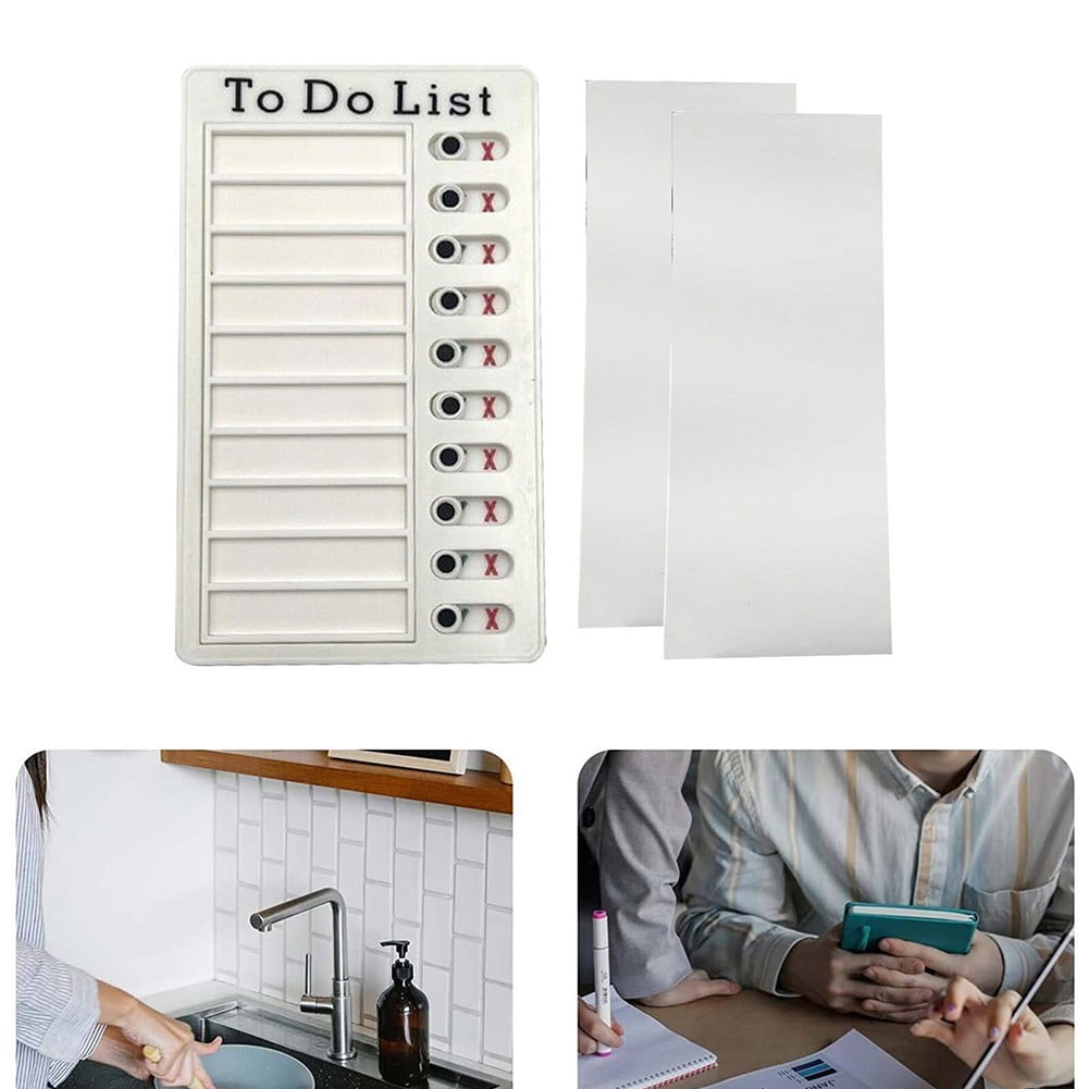Memo Reusable Checklist Plastic Board Chore Chart My Chores Checklist ...