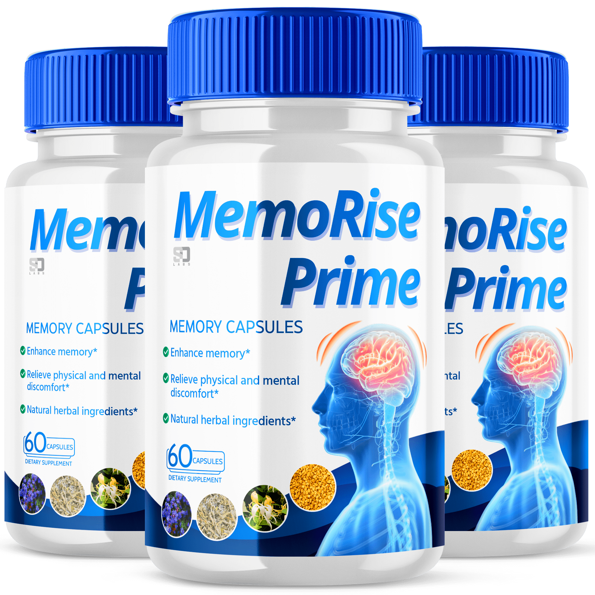 Memo Rise Prime Advanced Brain Support Supplement 180 Capsules ...