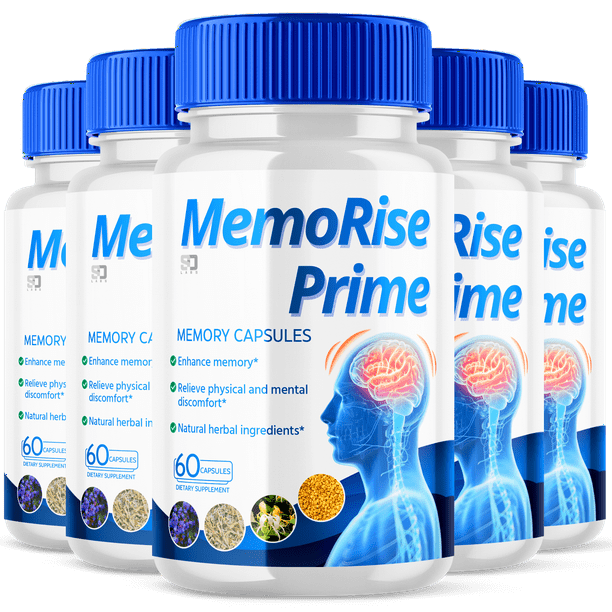 Memo Rise Prime Advanced Brain Support Supplement 300 Capsules ...