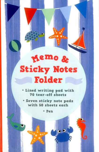 Memo & Sticky Notes Folder: Nautical : Small Folder Containing 7 Sticky ...
