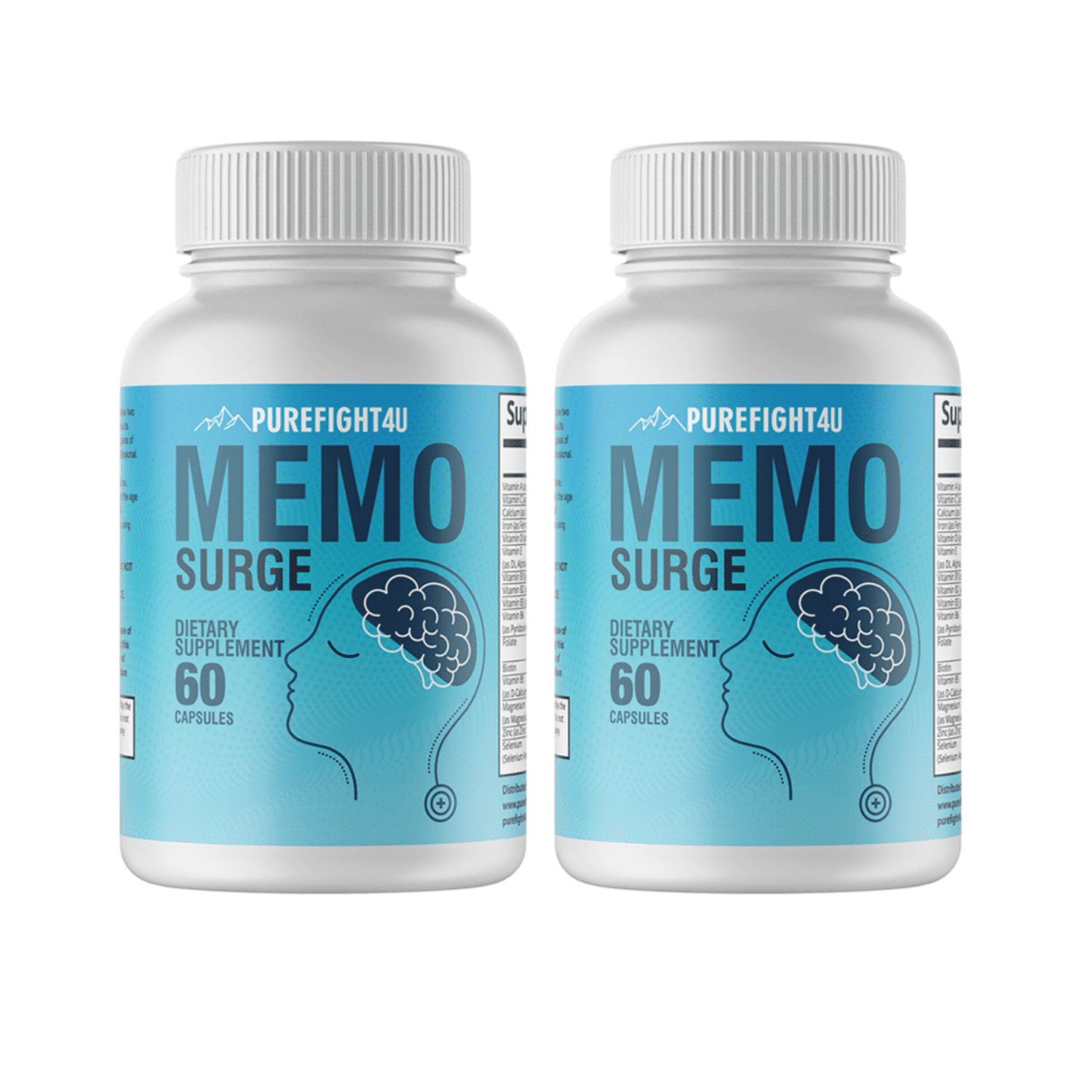 Memo Surge 2 Bottles 120 Capsules - Walmart.com