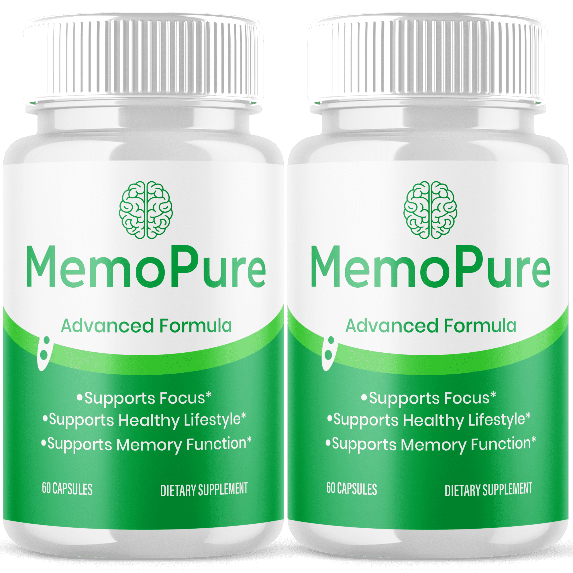MemoPure Advanced Formula Brain Support Pills Maximum Strength ...