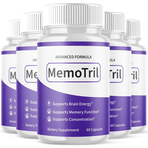 MemoTril Advanced Formula Brain Support Pills Maximum Strength ...
