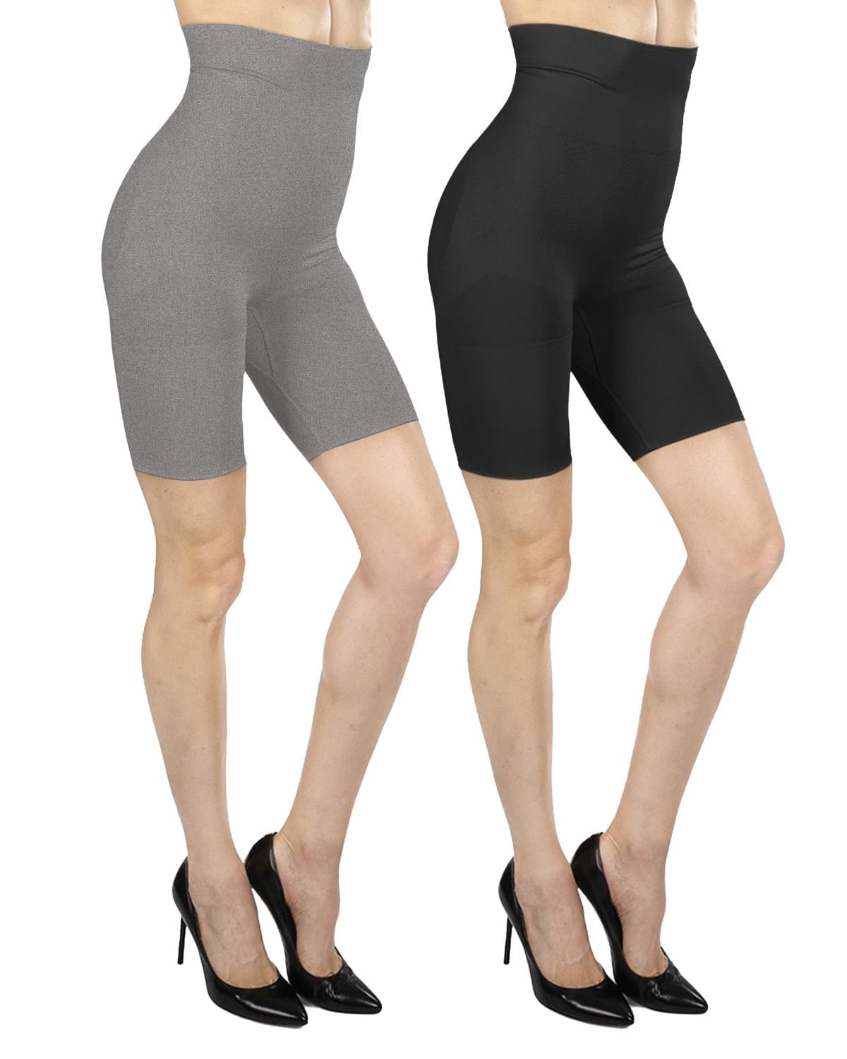 Memoi Women's 2 Pack High Waisted Thigh Shaper - Walmart.com